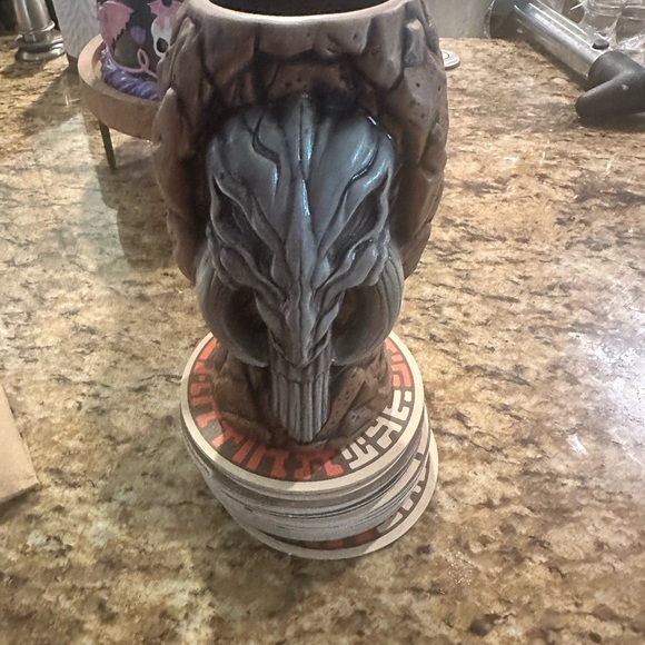 Disney | Accents | Disney Skull Mug With Brown And Gray Accents | Poshmark